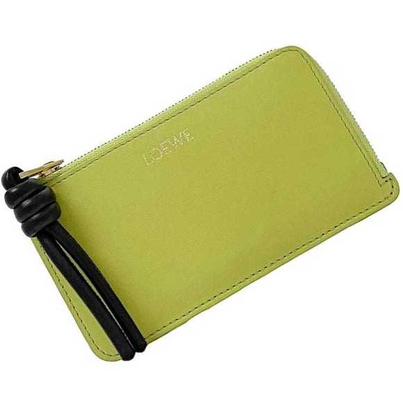 Loewe | Accessories | Loewe Coin Card Case F287 Light Green Anise Black ...